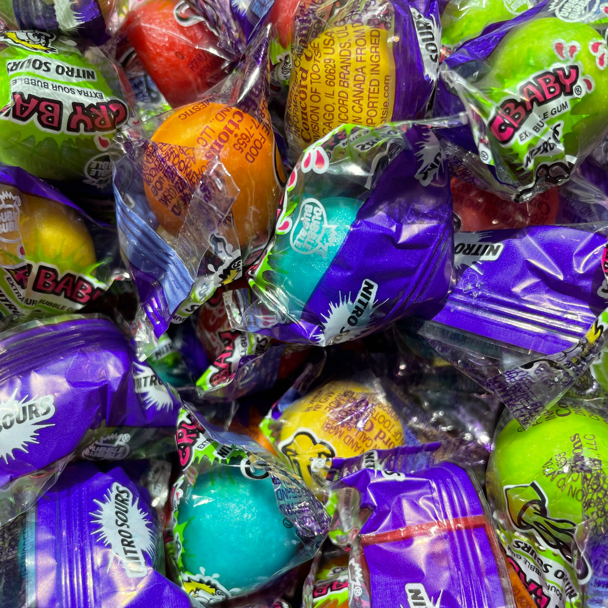 Cry Baby Nitro Sours Bubble Gum – Dessart Sweets Ice Cream & Candy Store Cry Baby Nitro Sours Bubble Gum – Dessart Sweets Ice Cream & Candy Store