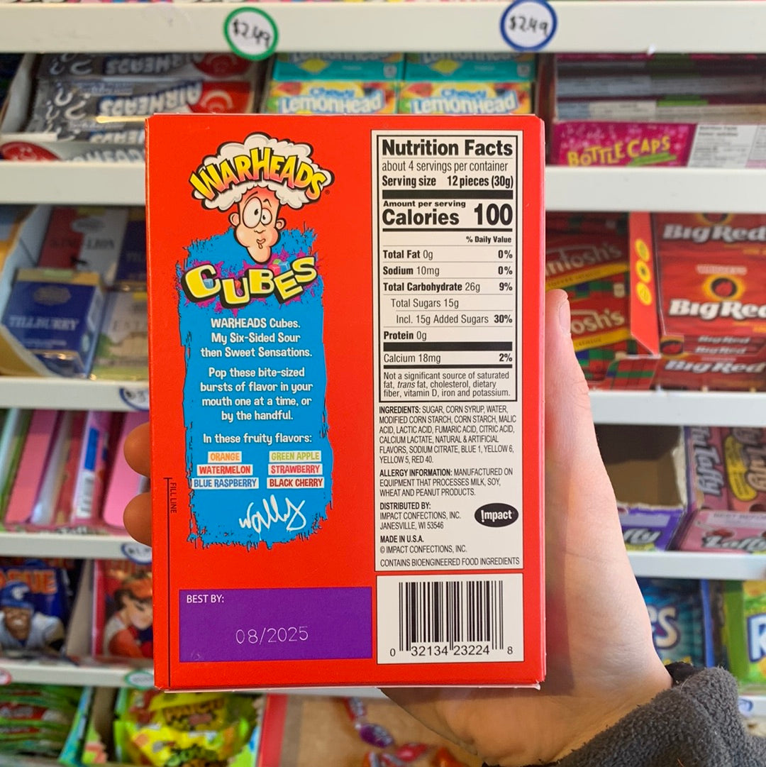 Warheads Cubes – Dessart Sweets Ice Cream & Candy Store