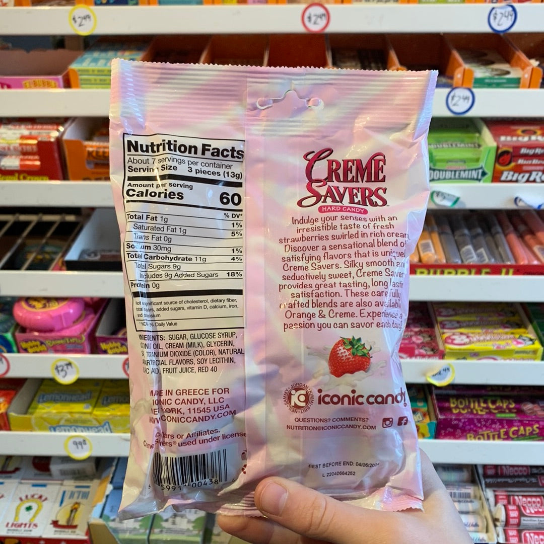 Creme Savers - Strawberry – Dessart Sweets Ice Cream & Candy Store