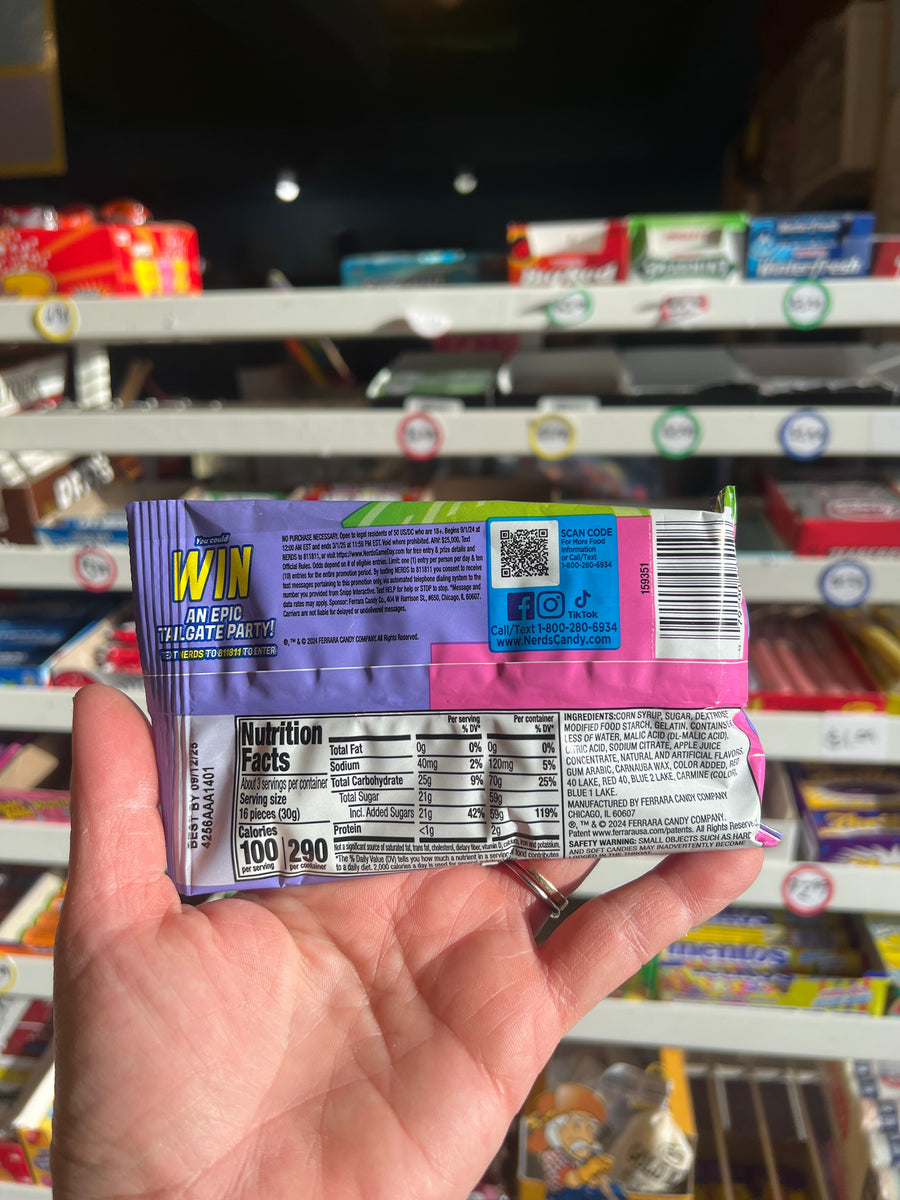 Nerds Gummy Clusters Grape Strawberry Blitz- SHARE POUCH – Dessart ...