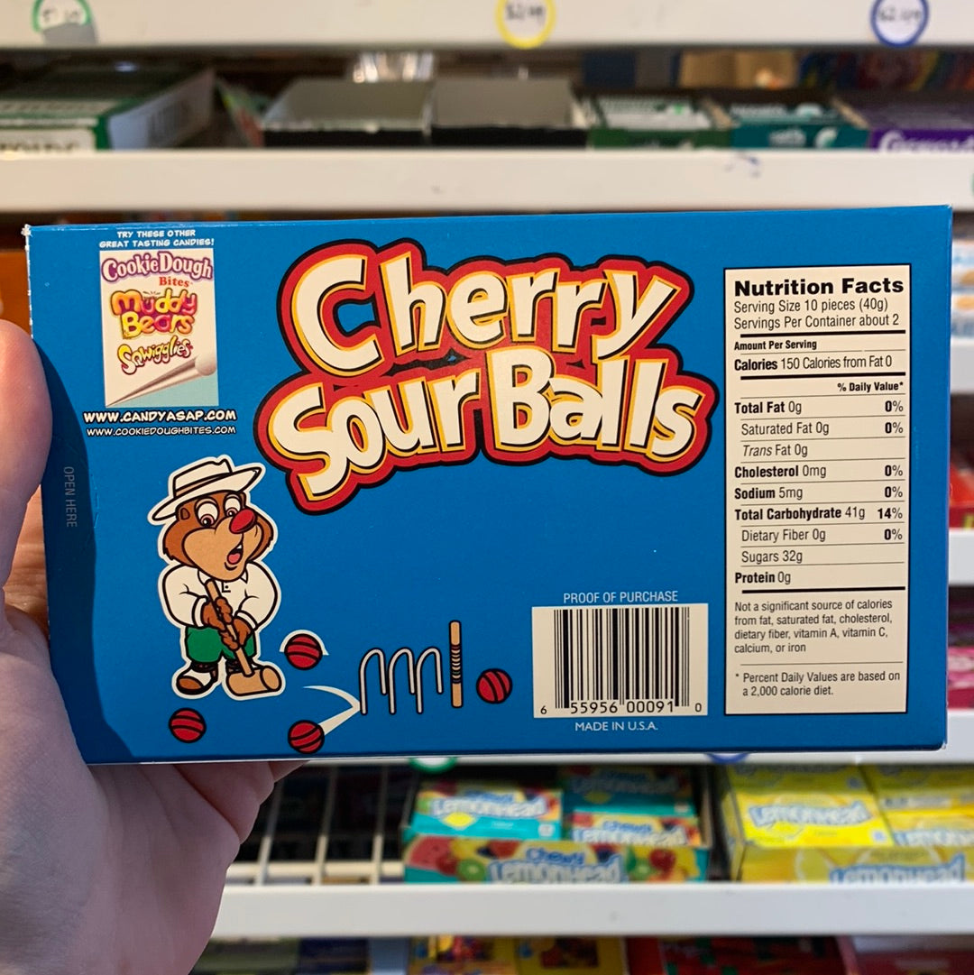 Cherry Sour Balls – Dessart Sweets Ice Cream & Candy Store