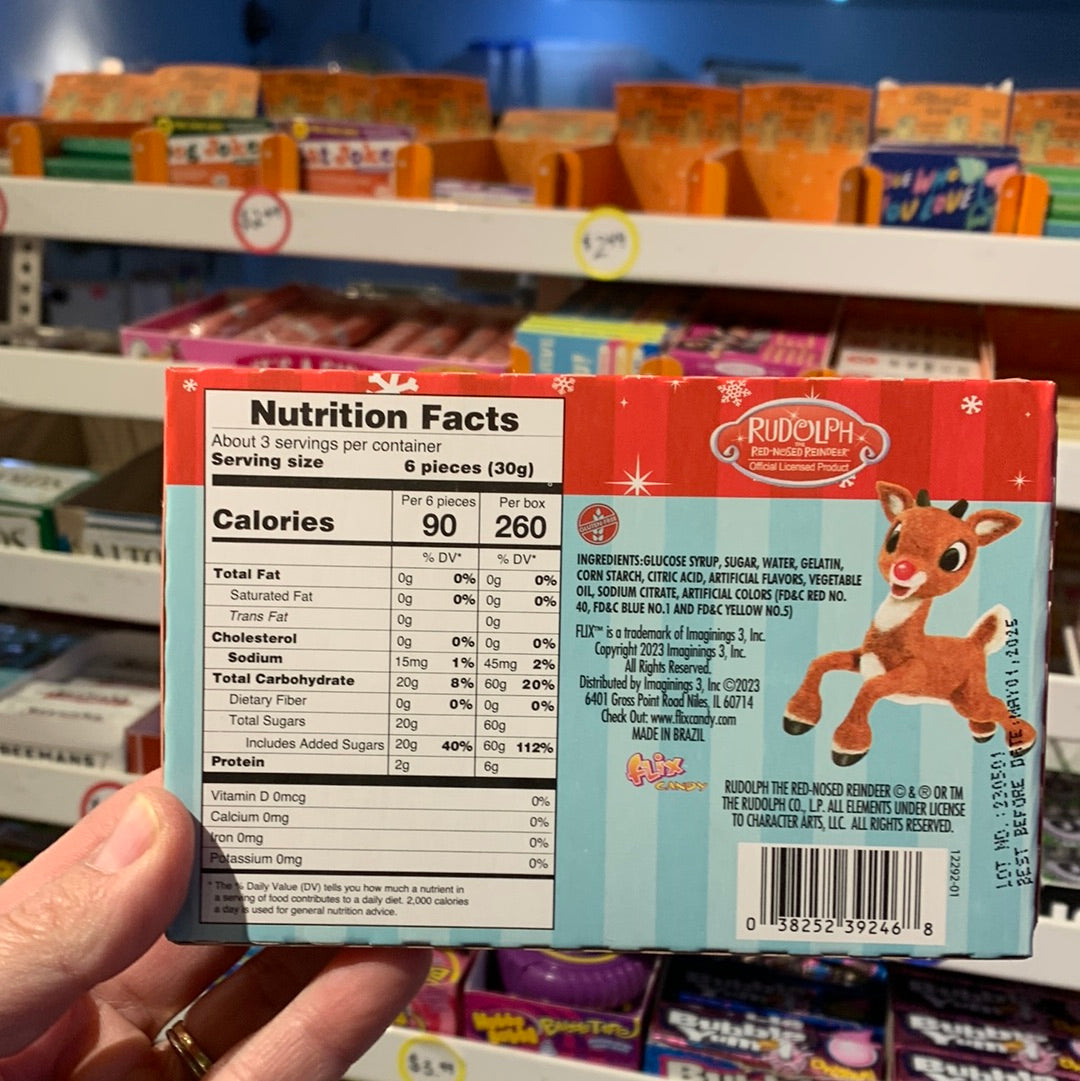 Rudolph’s Red Nosed Gummies – Dessart Sweets Ice Cream & Candy Store