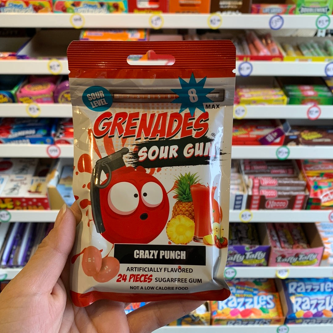 Grenades Sour Gum – Dessart Sweets Ice Cream & Candy Store