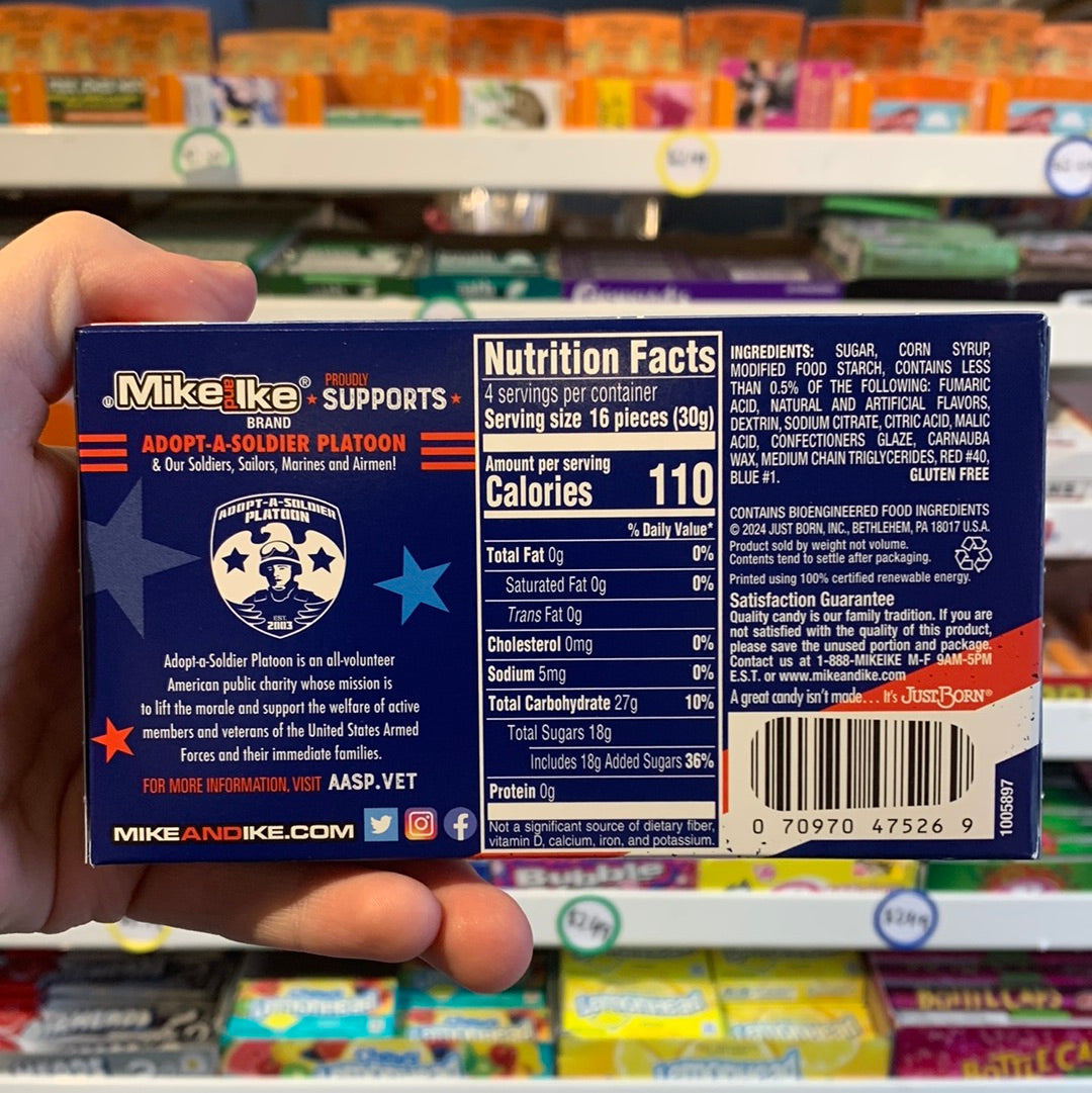 Mike & Ike Red White and Blue – Dessart Sweets Ice Cream & Candy Store