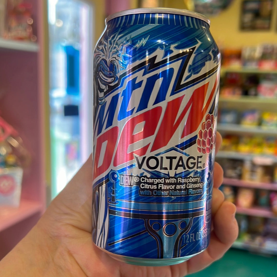 Mtn Dew Voltage Blue Raspberry – Dessart Sweets Ice Cream & Candy Store