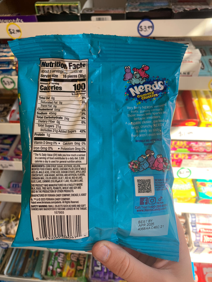 Nerd Gummy Clusters - Very Berry – Dessart Sweets Ice Cream & Candy Store