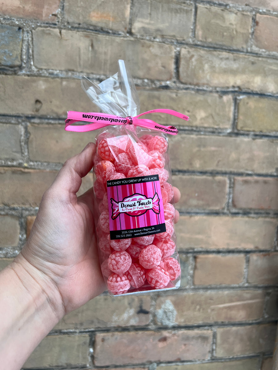 Raspberry Drops – Dessart Sweets Ice Cream & Candy Store