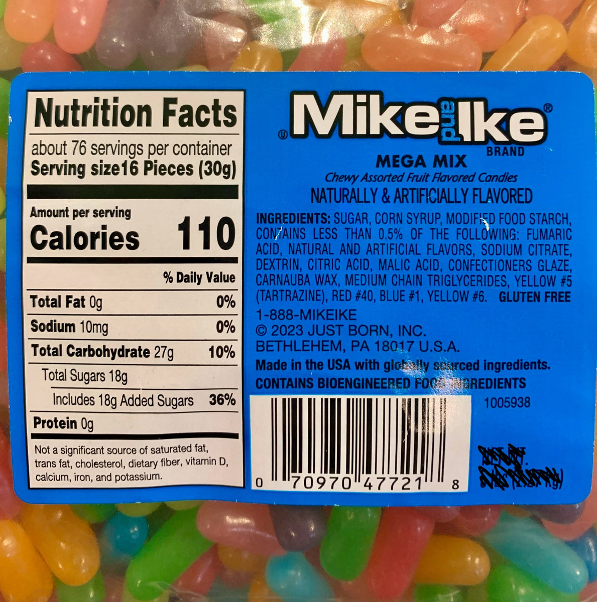 Mike & Ike Mega Mix – Dessart Sweets Ice Cream & Candy Store