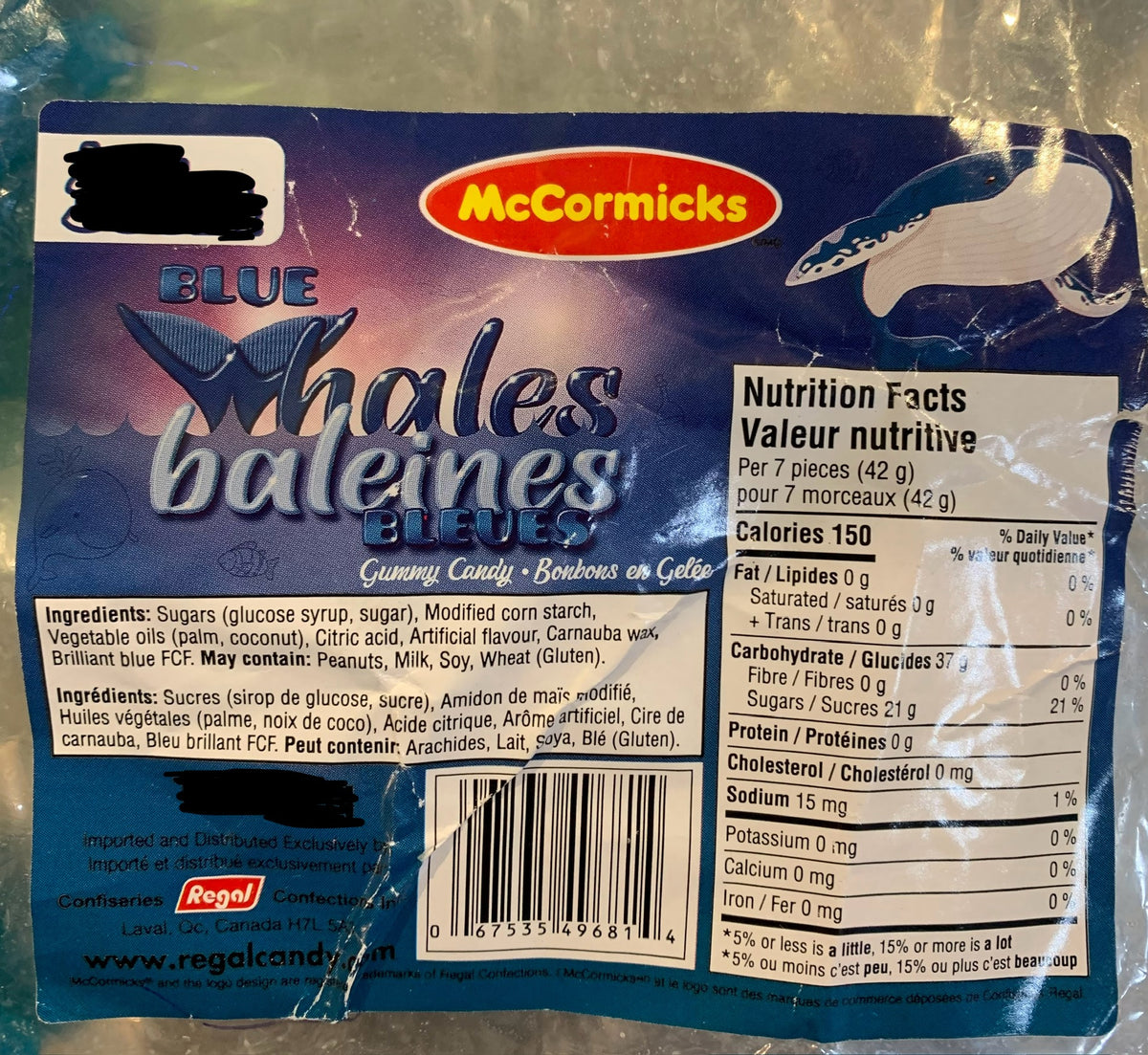 Blue whales – Dessart Sweets Ice Cream & Candy Store