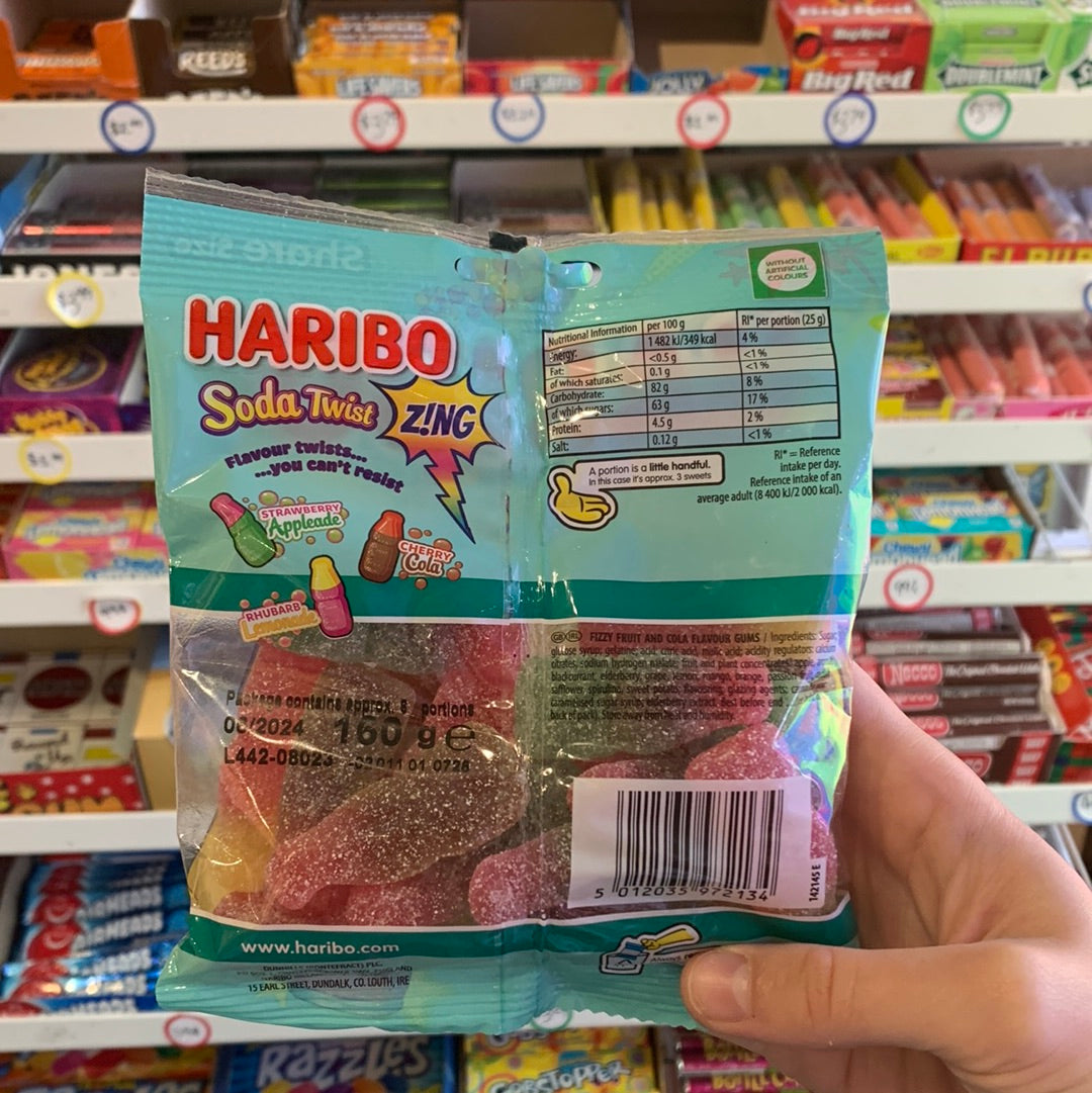 Haribo Soda Twist – Dessart Sweets Ice Cream & Candy Store