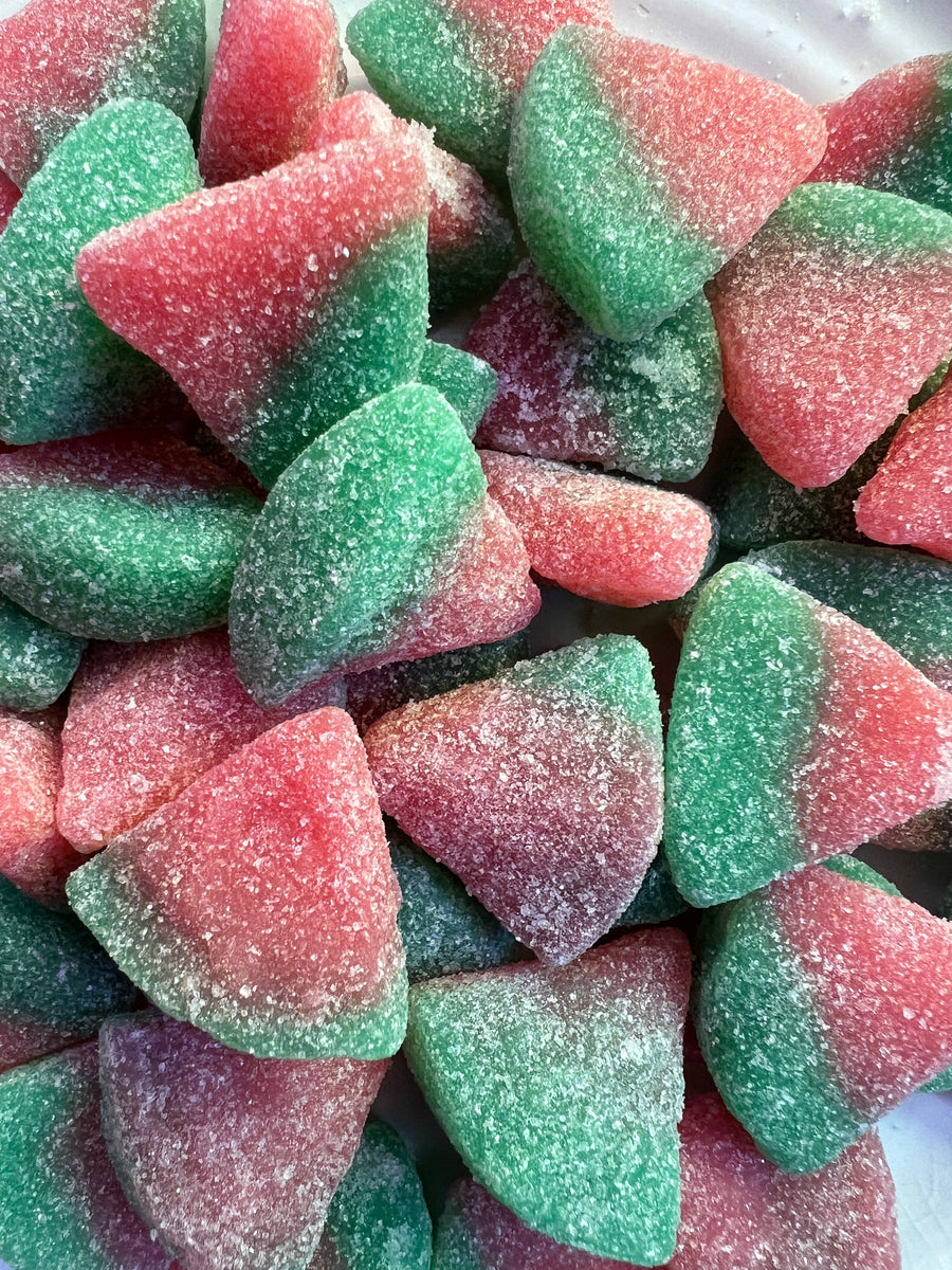 Sour Watermelon Slices – Dessart Sweets Ice Cream & Candy Store