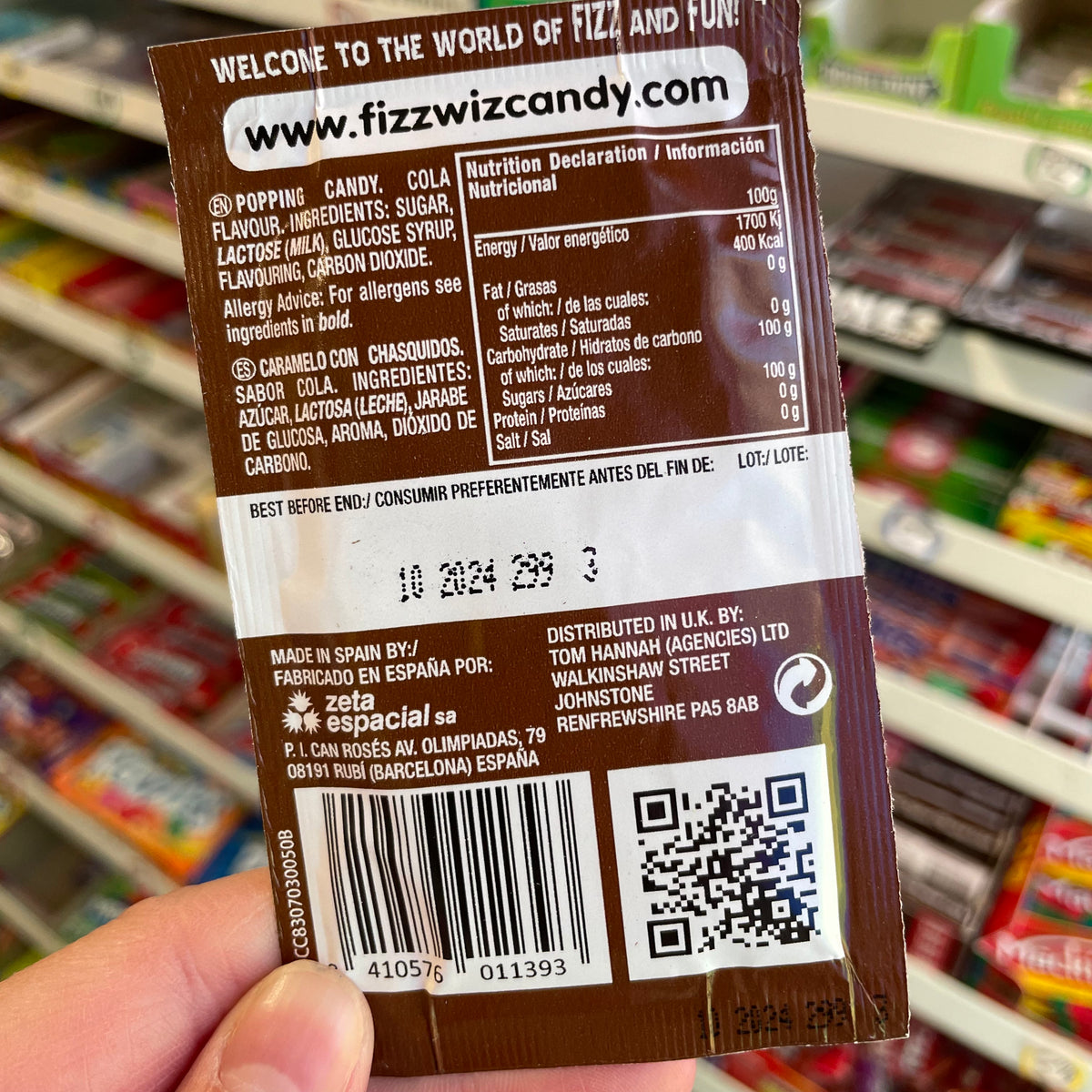 Fizz Wizz Popping Candy – Dessart Sweets Ice Cream & Candy Store