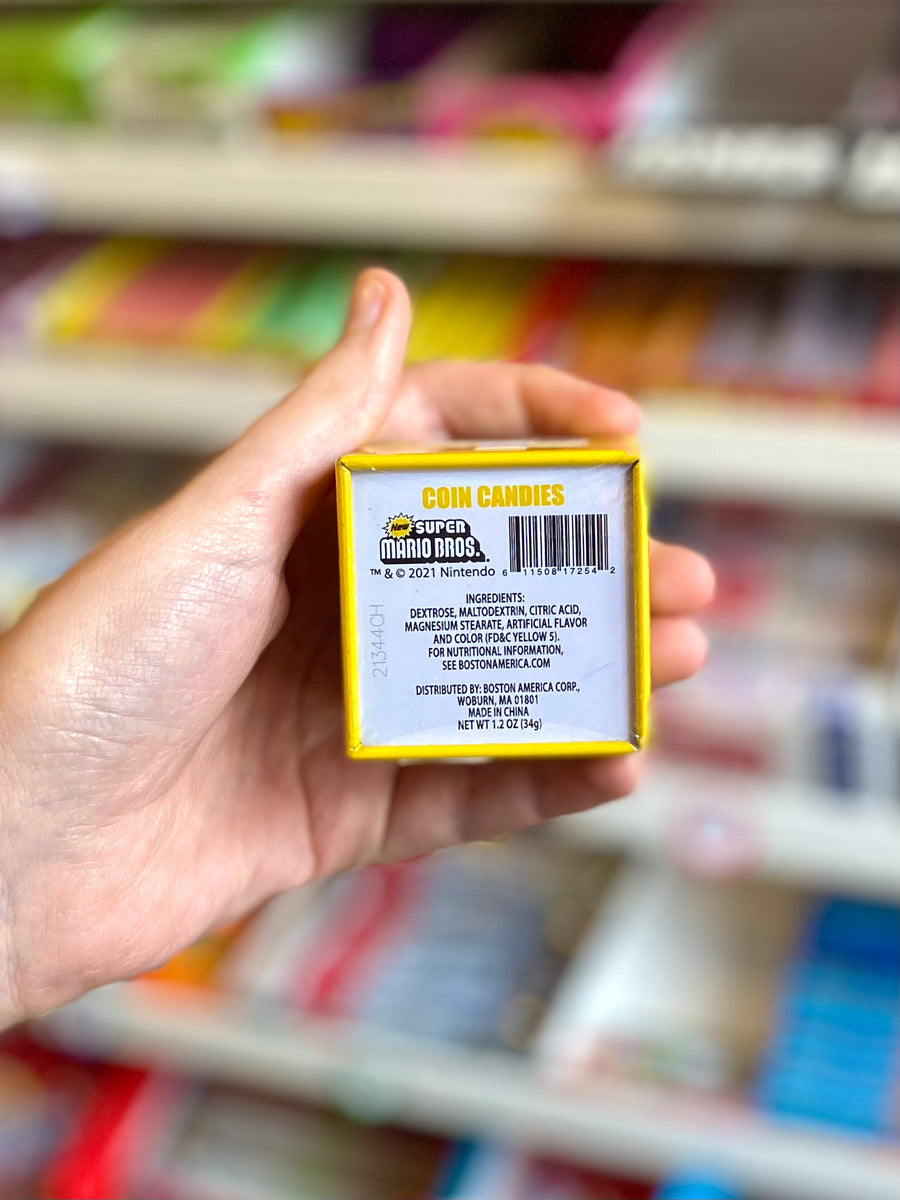 Super Mario Bros Coin Candies Tin – Dessart Sweets Ice Cream & Candy Store