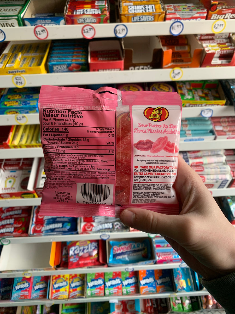 Sour Pucker Up Lips – Dessart Sweets Ice Cream & Candy Store