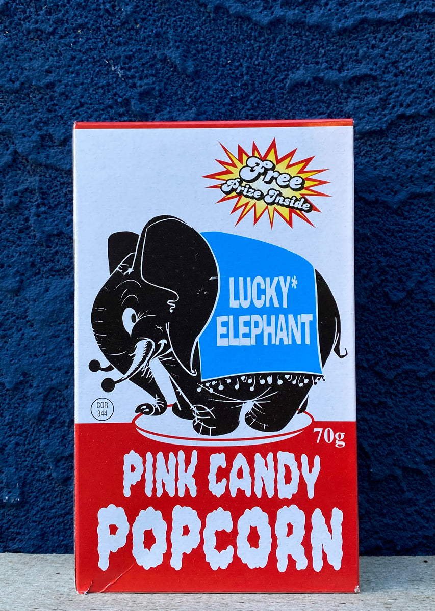 Lucky Elephant Pink Popcorn – Dessart Sweets Ice Cream & Candy Store